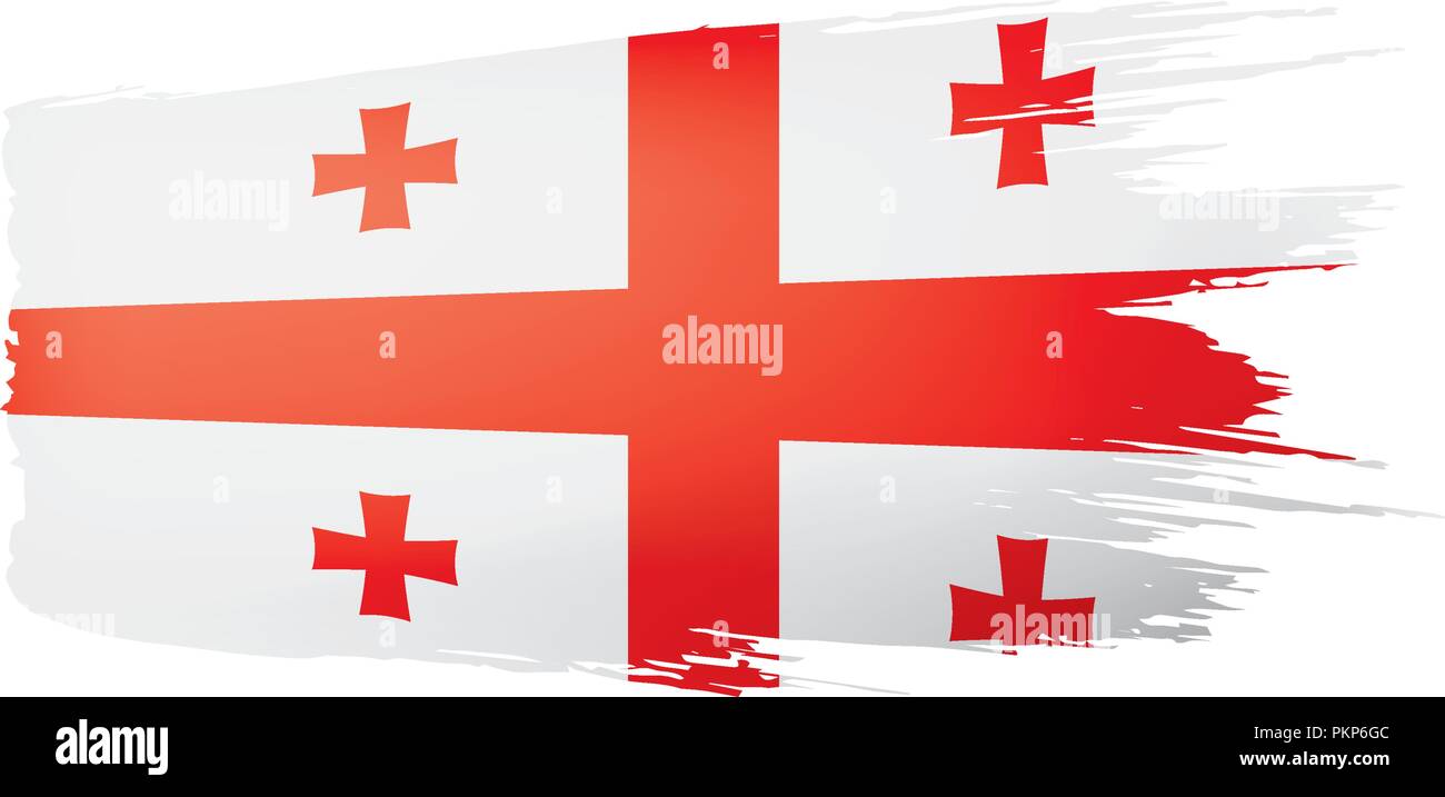 Georgia flag vector hi-res stock photography and images - Alamy
