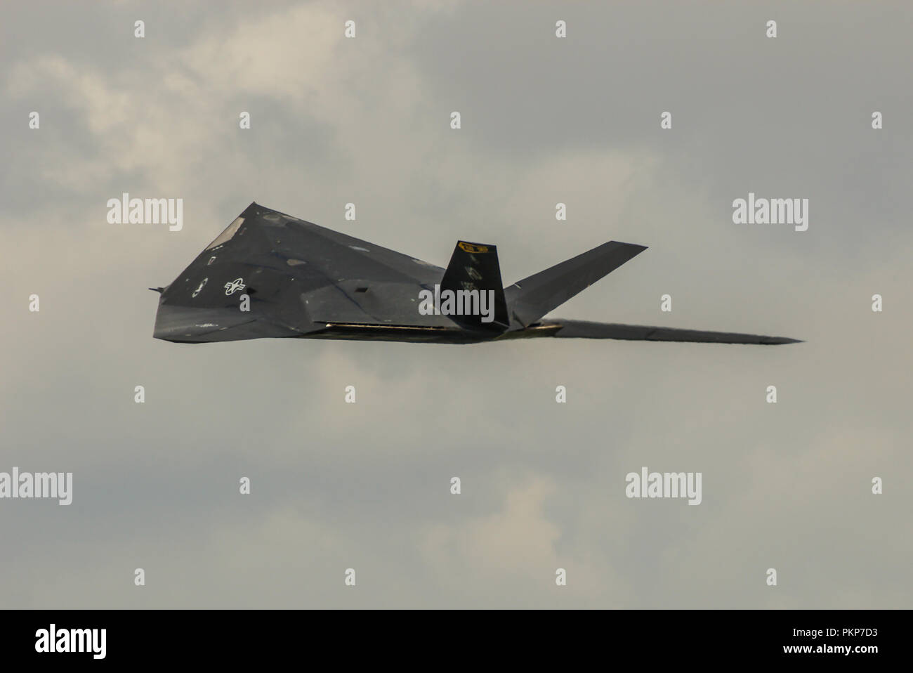 Lockheed F-117 Nighthawk stealth fighter, twin-engine stealth attack ...
