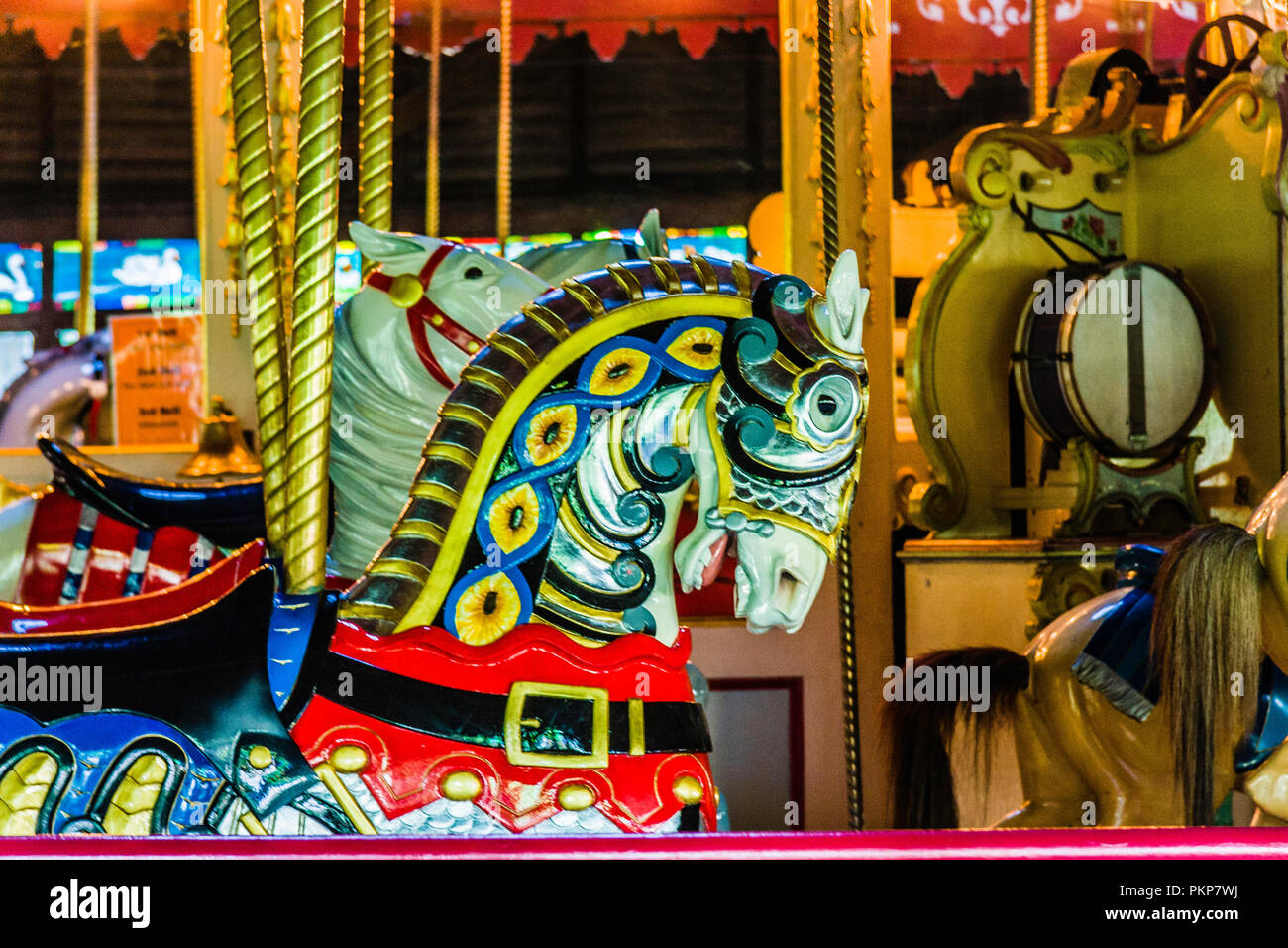 Bushnell Park Carousel Hartford, Connecticut, USA Stock Photo - Alamy