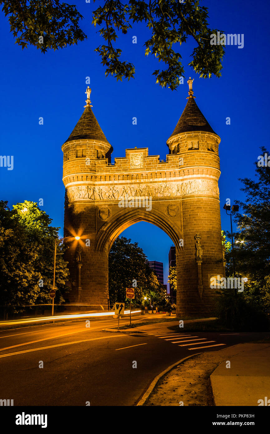 Soldiers and Sailors Memorial Arch Bushnell Park Hartford, Connecticut ...