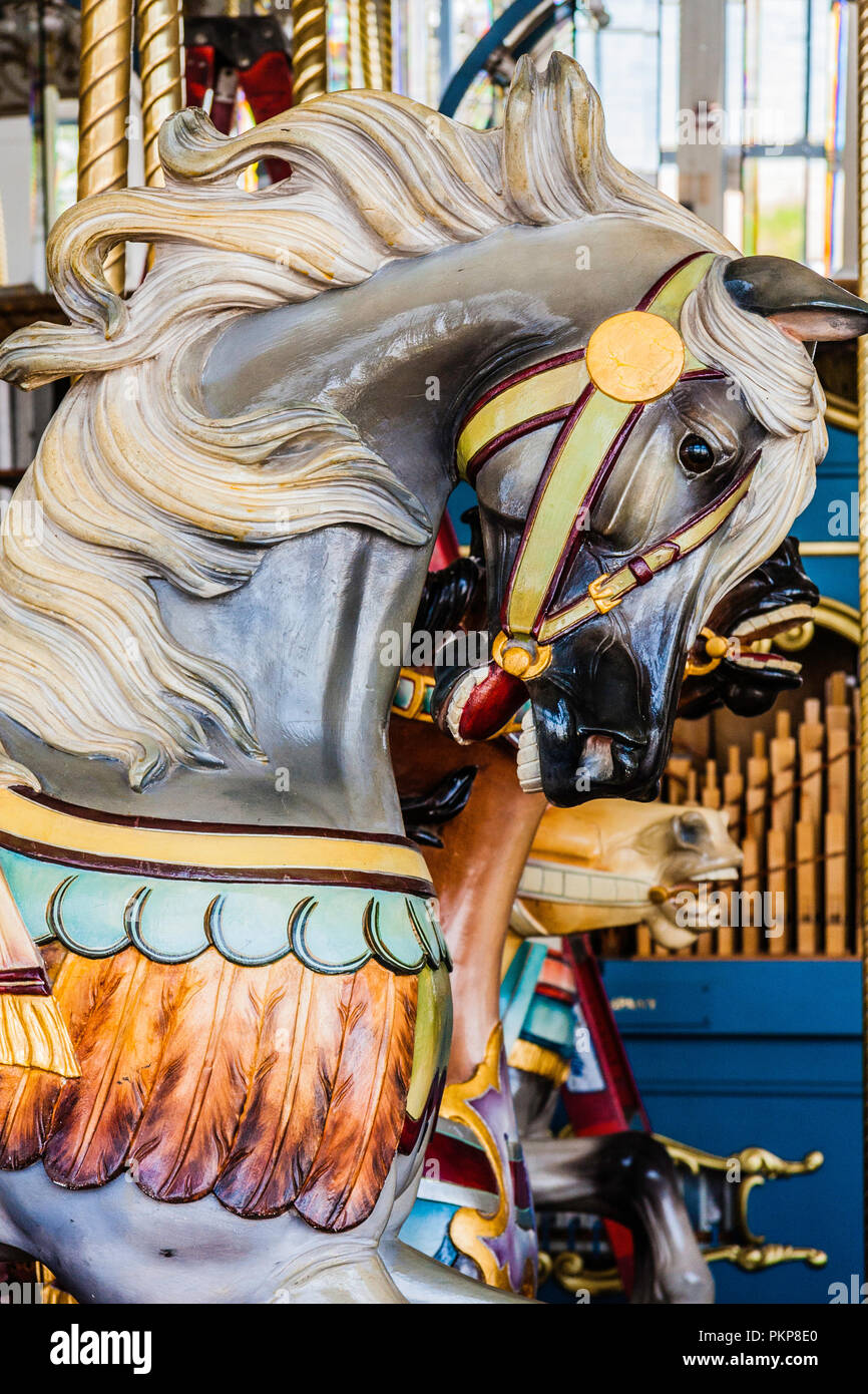 Lighthouse point park carousel hi-res stock photography and images - Alamy