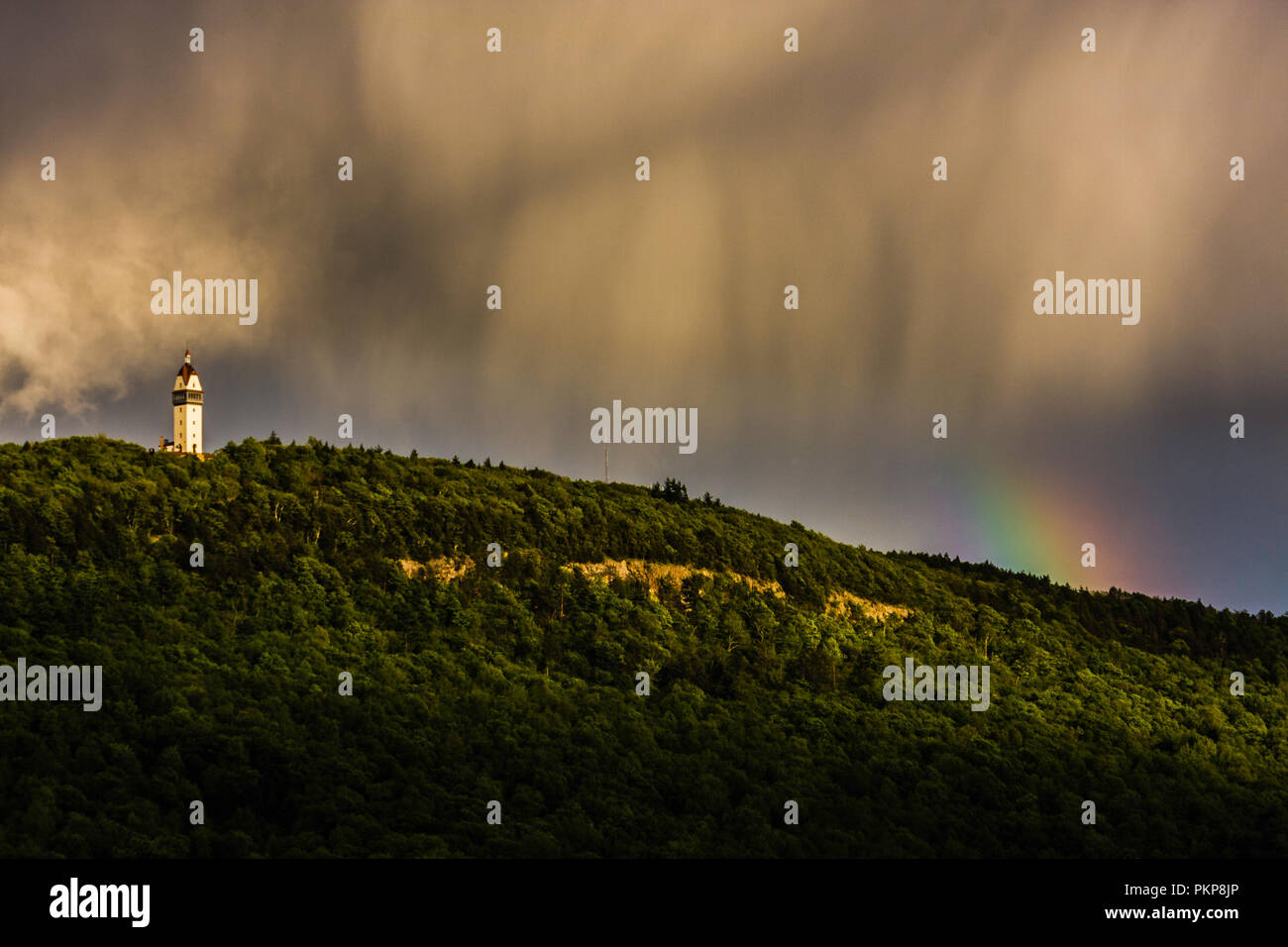 Heublein Tower Talcott Mountain State Park Simsbury, Connecticut, USA ...