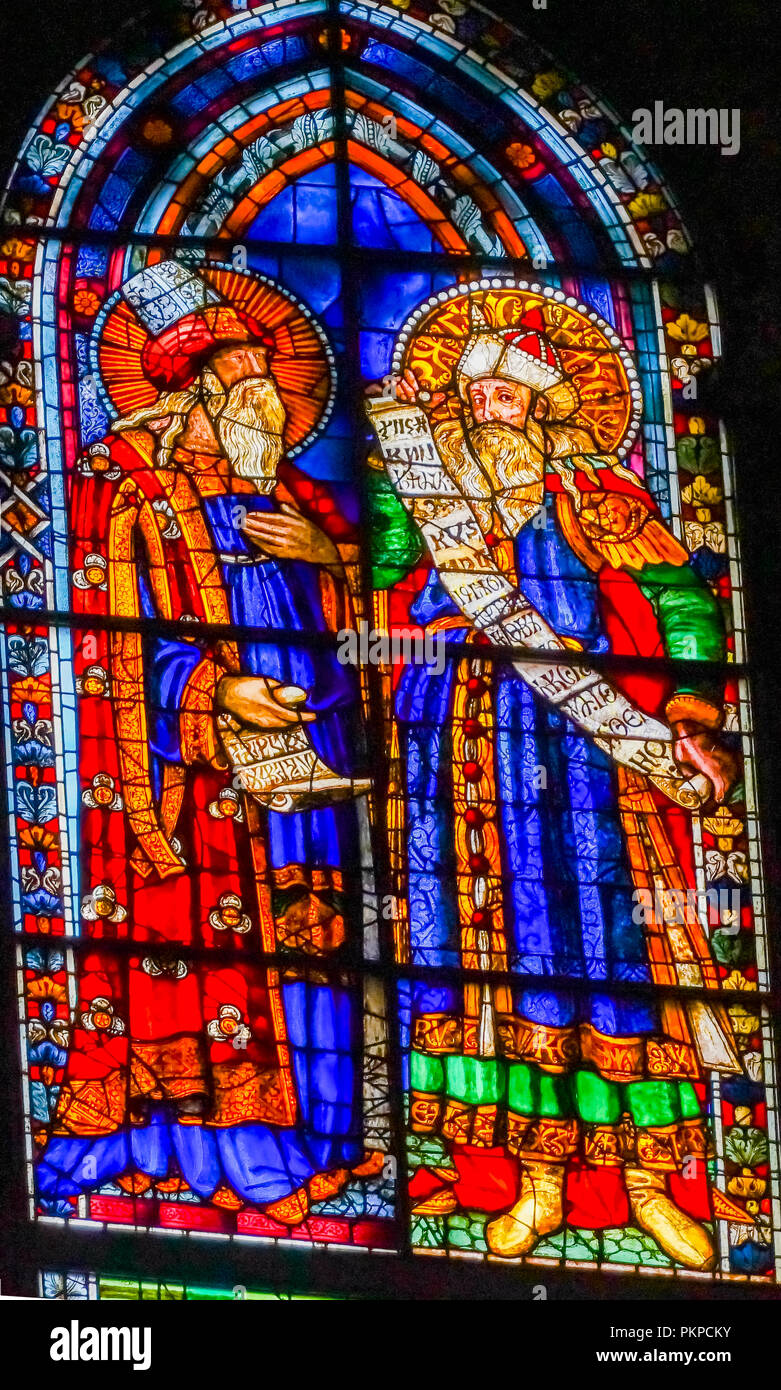 Old Testament Prophets Stained Glass Window Duomo Cathedral Church ...