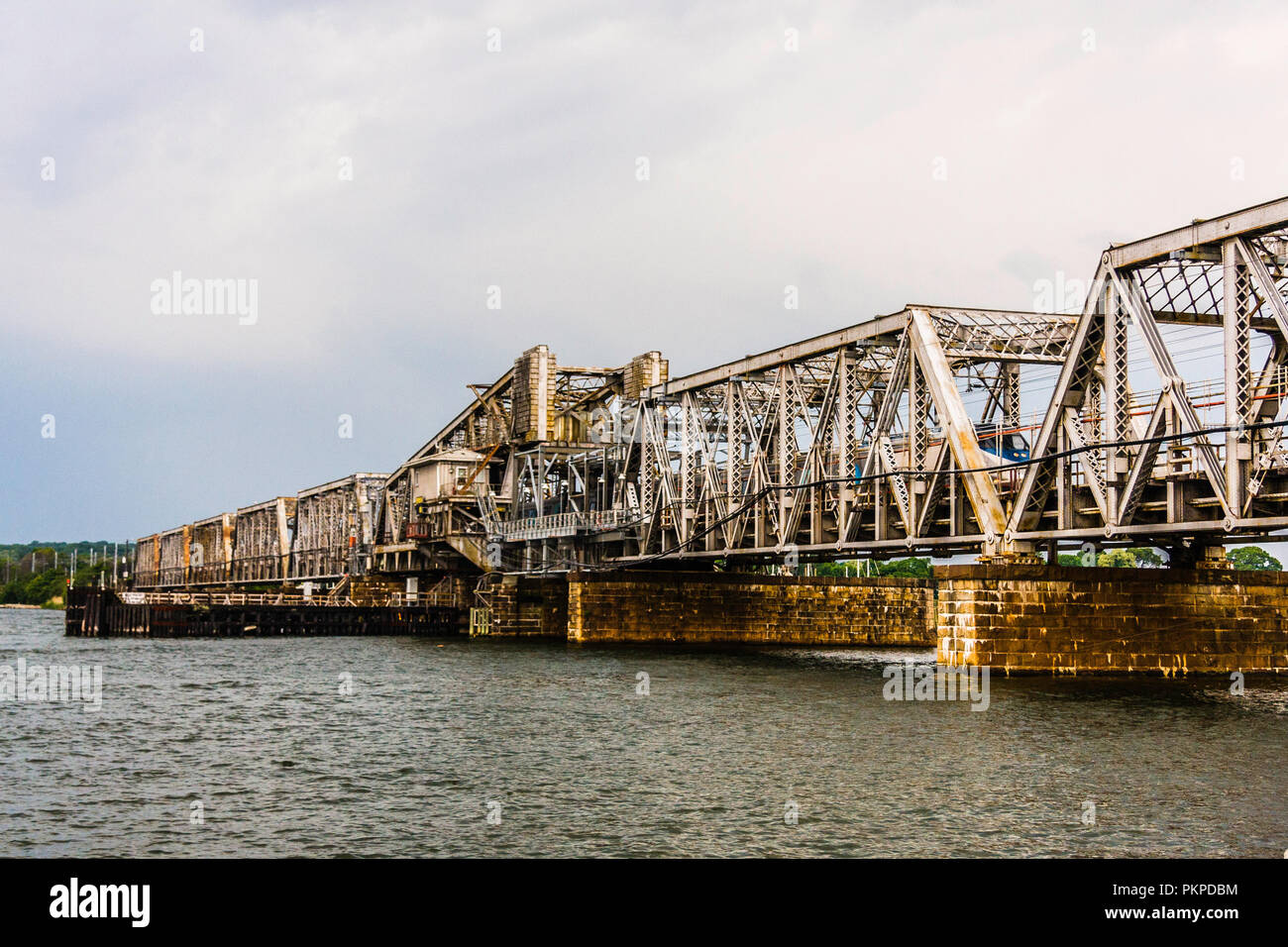 Amtrak Old Saybrook – Old Lyme Bridge Old Lyme, Connecticut, USA Stock ...