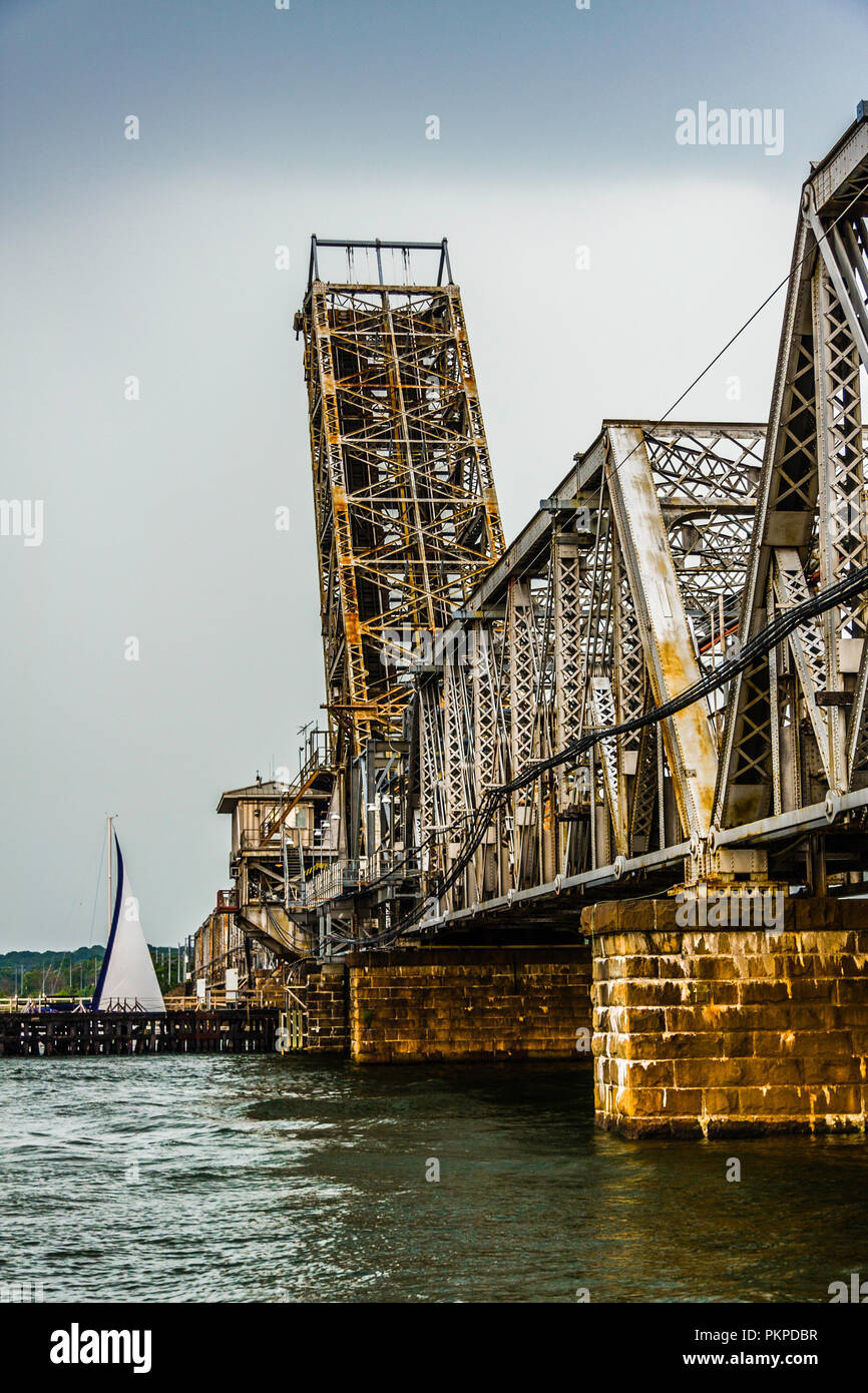 Amtrak Old Saybrook – Old Lyme Bridge Old Lyme, Connecticut, USA Stock ...