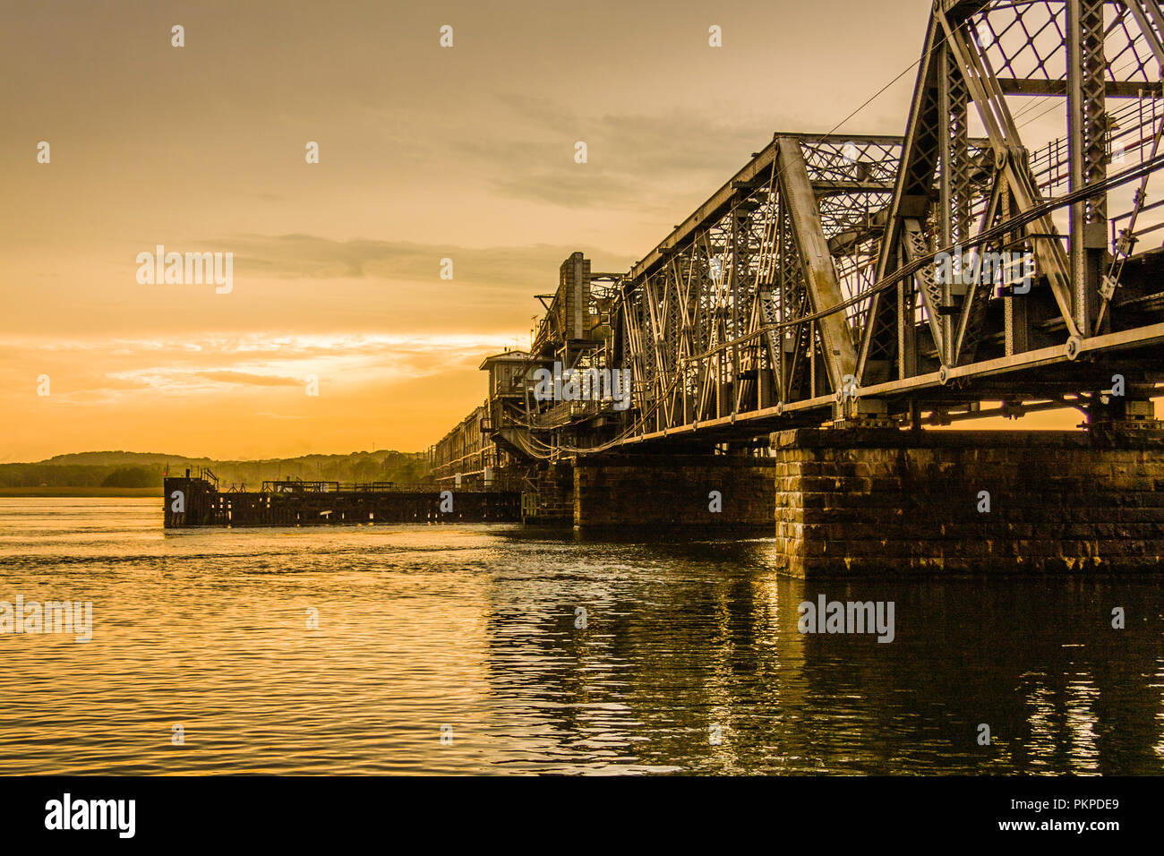 Amtrak Old Saybrook – Old Lyme Bridge Old Lyme, Connecticut, USA Stock ...