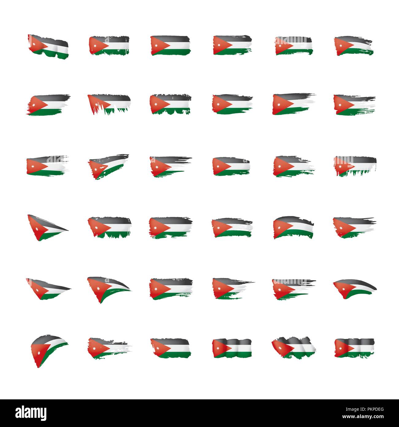 Jordan brush flag Cut Out Stock Images & Pictures - Alamy