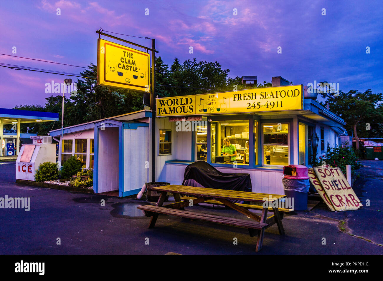 Clam Castle Madison, Connecticut, USA Stock Photo - Alamy