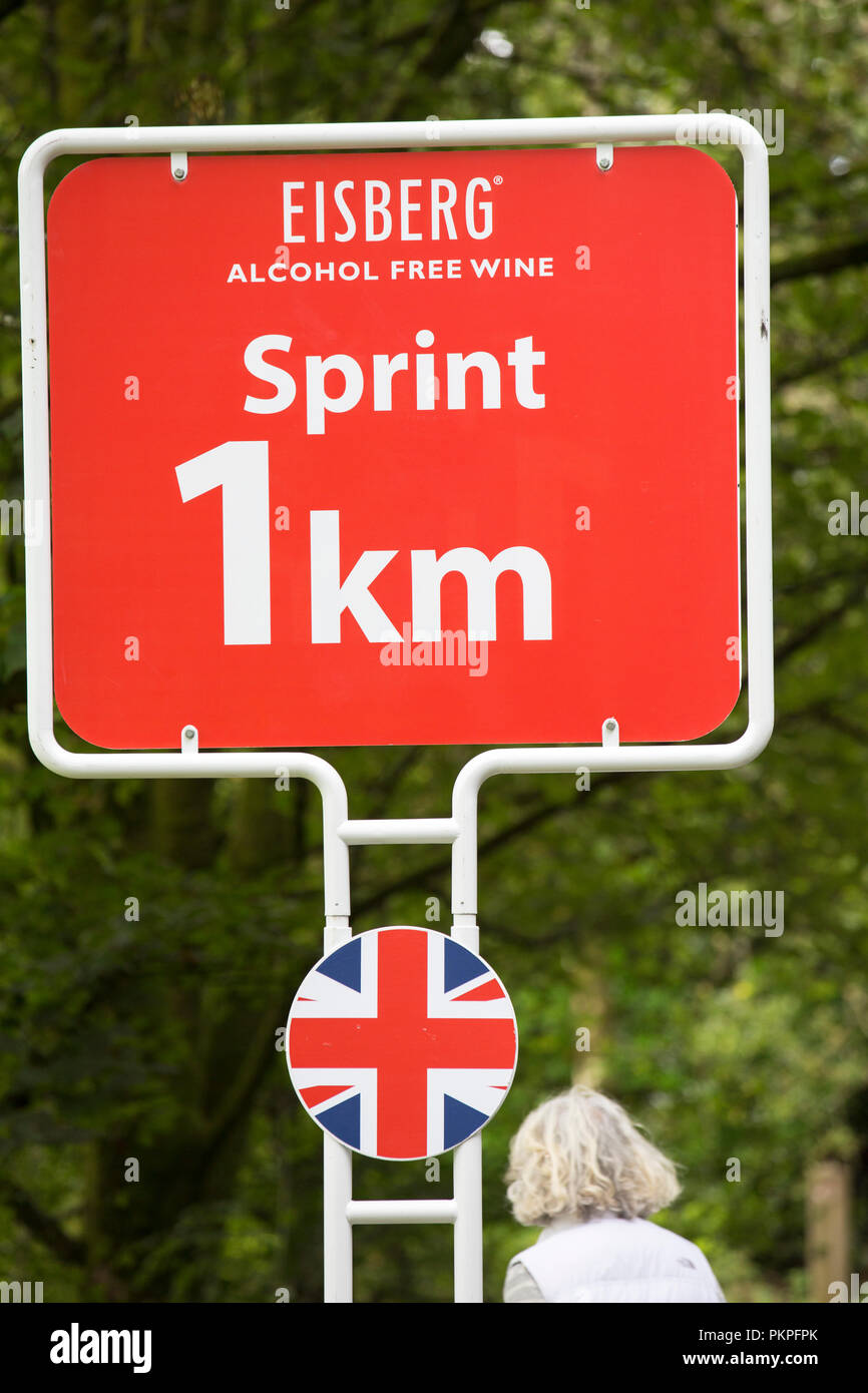 The tour of Britain bike race passing through Clappersgate, Ambleside ...