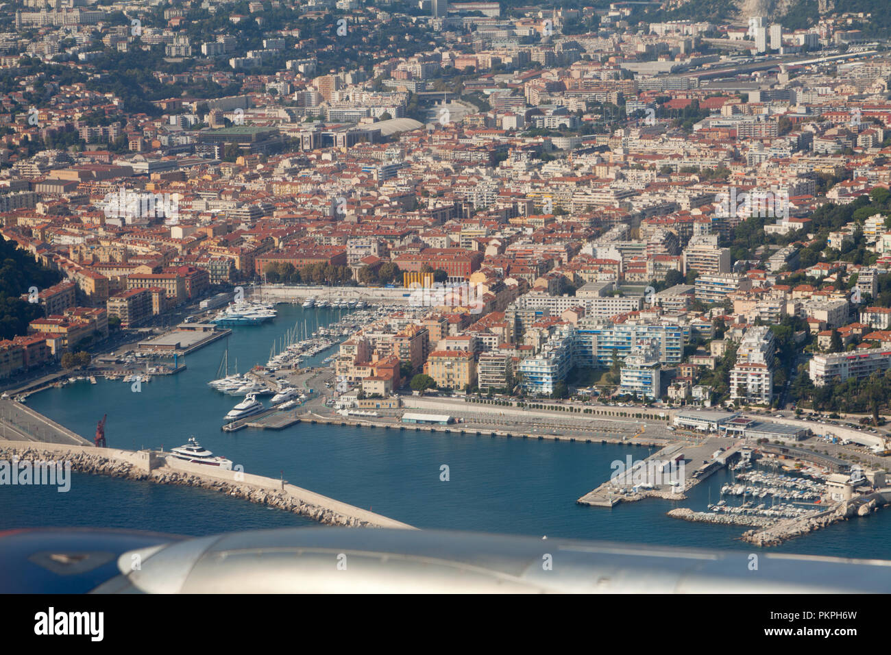 Port Lympia of Nice, France Stock Photo - Alamy