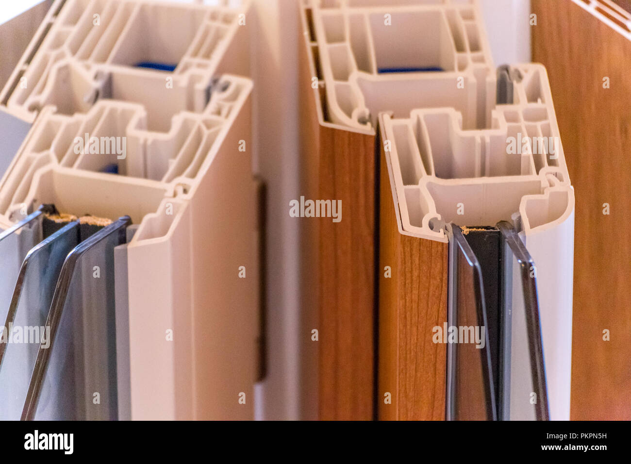 Cross section of pvc profile for window hi-res stock photography and ...