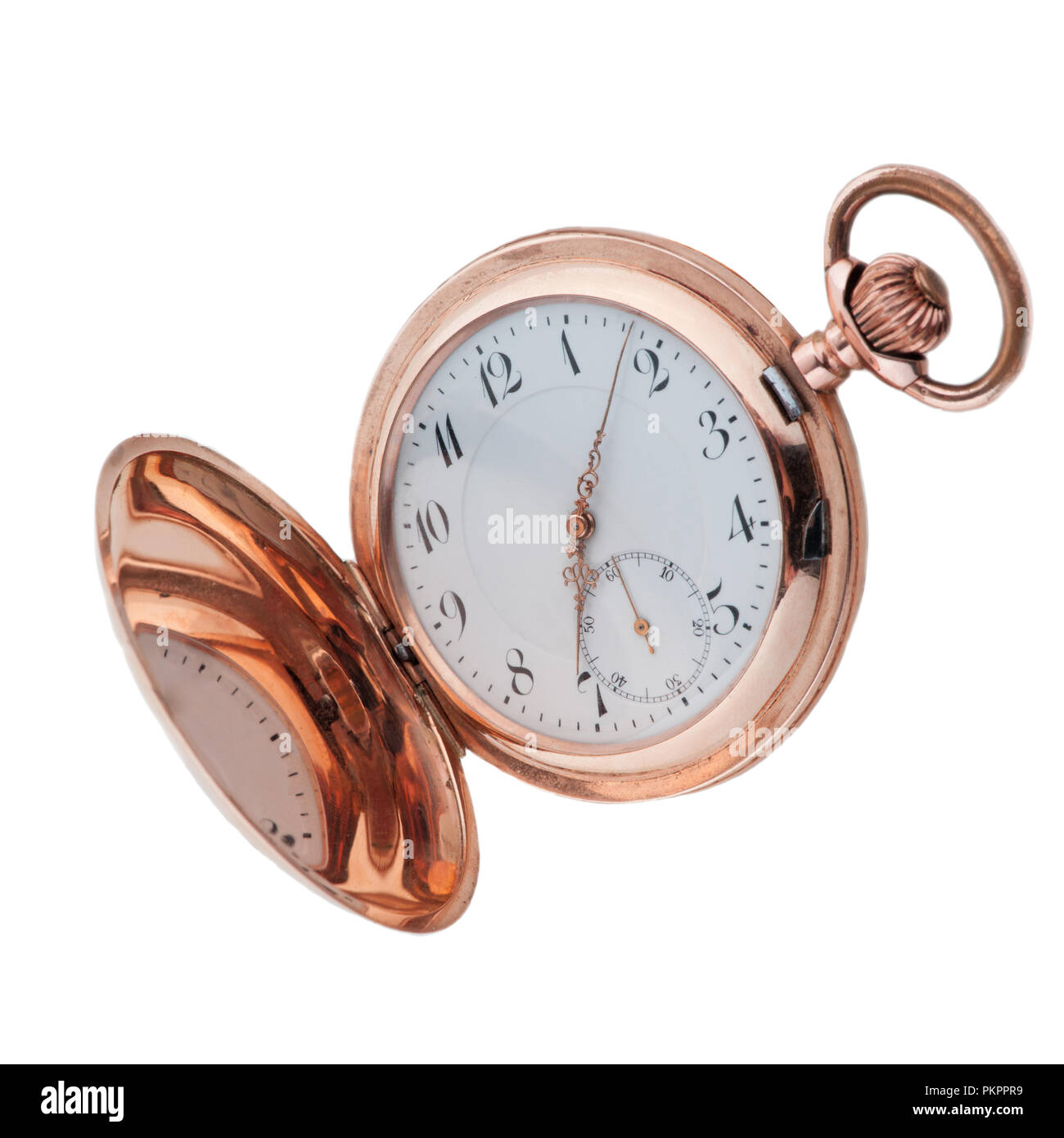 old bronze pocket watch Stock Photo - Alamy