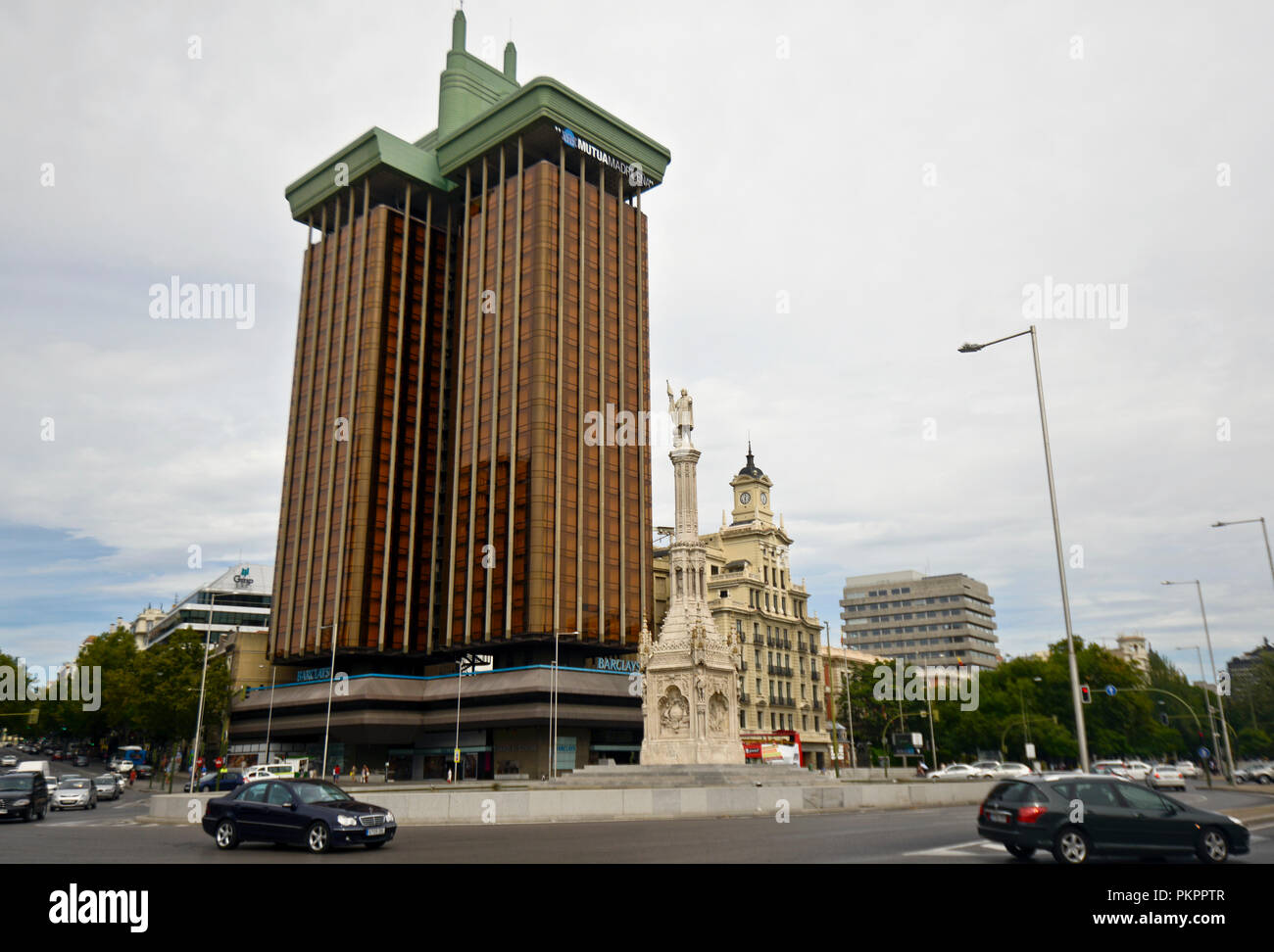 Torres de Colon (Colon Towers). Madrid, Spain Stock Photo - Alamy