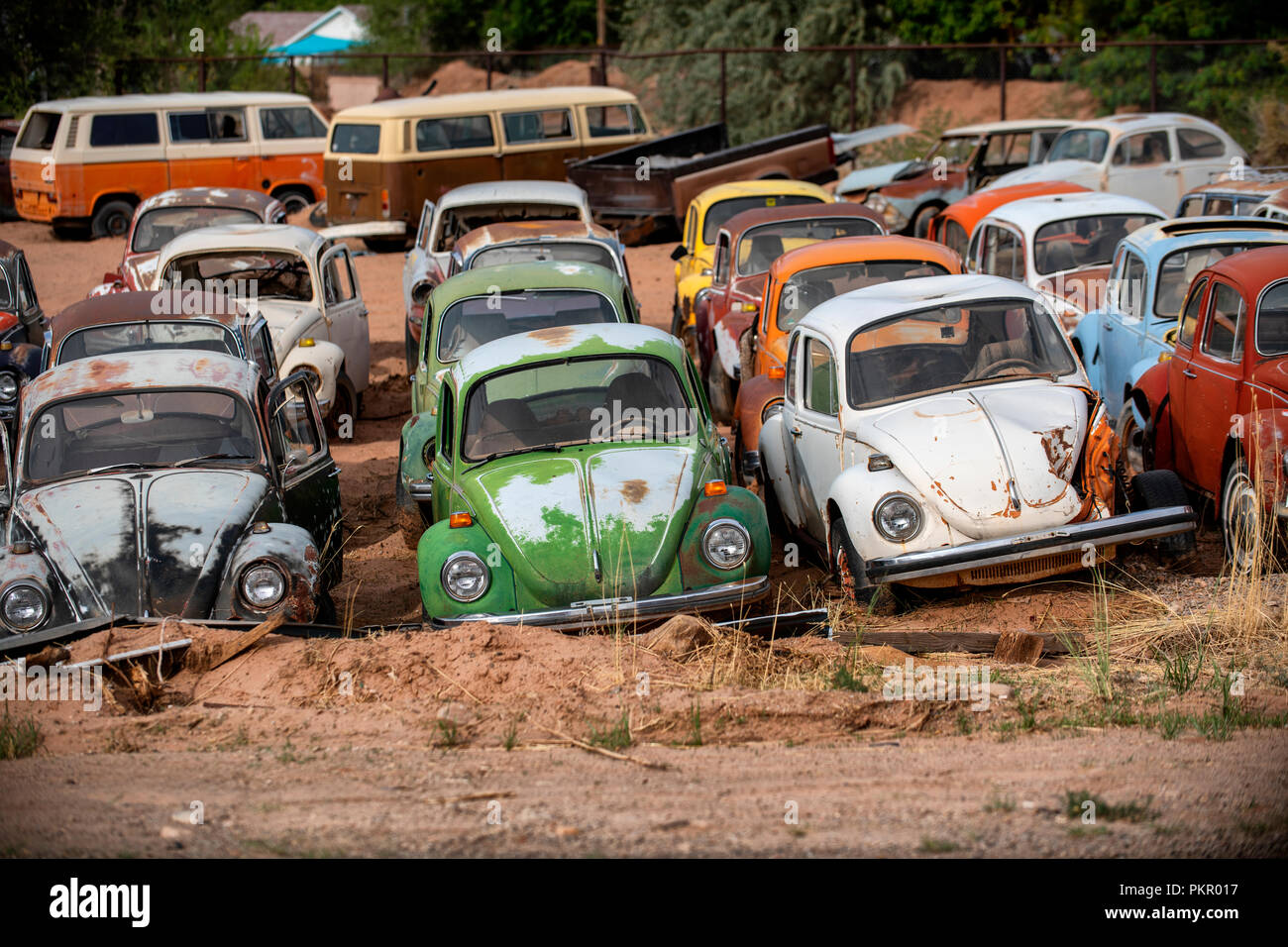 Volkswagen junk yard hi-res stock photography and images - Alamy
