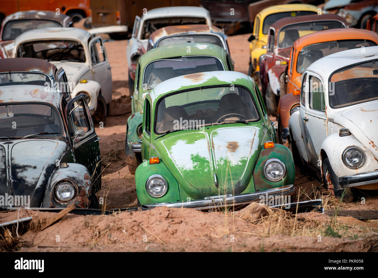 Volkswagen junk yard hi-res stock photography and images - Alamy