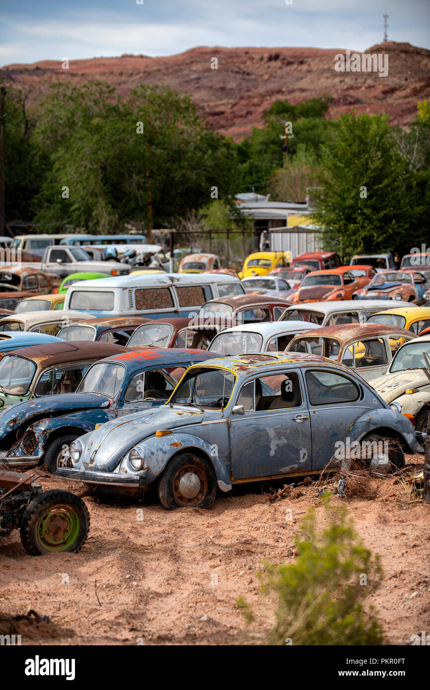 Volkswagen junk yard hi-res stock photography and images - Alamy