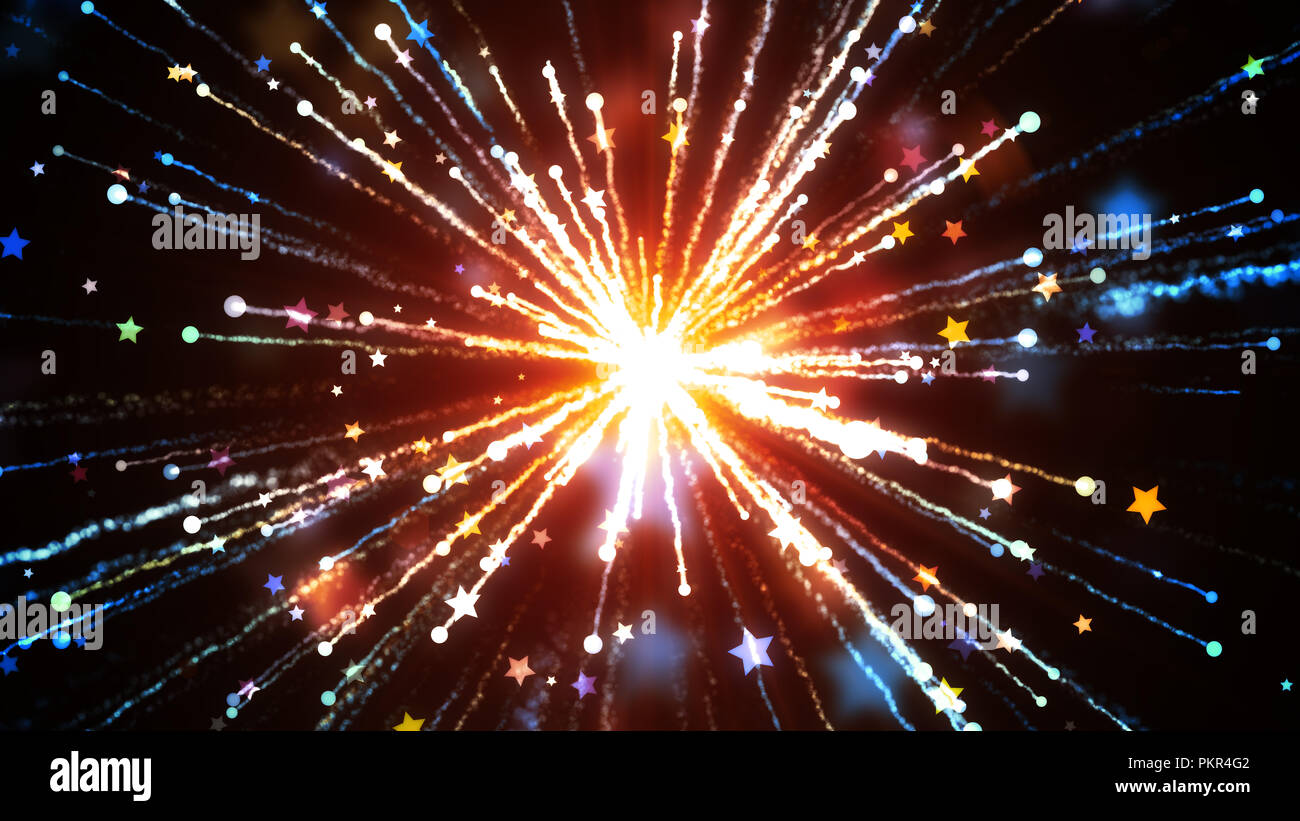 Holiday background with Glittering Star Particles and fairy dust ...