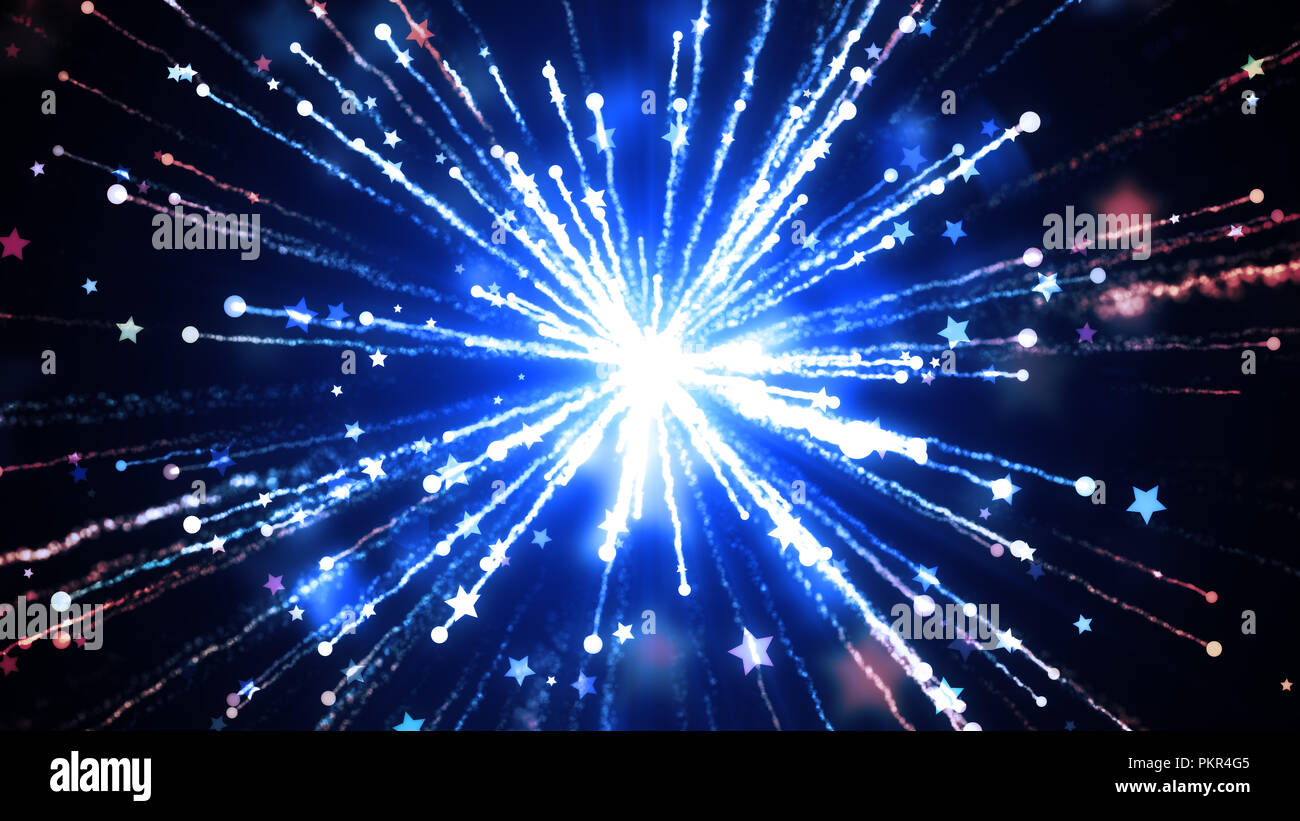 Holiday background with Glittering Star Particles and fairy dust ...