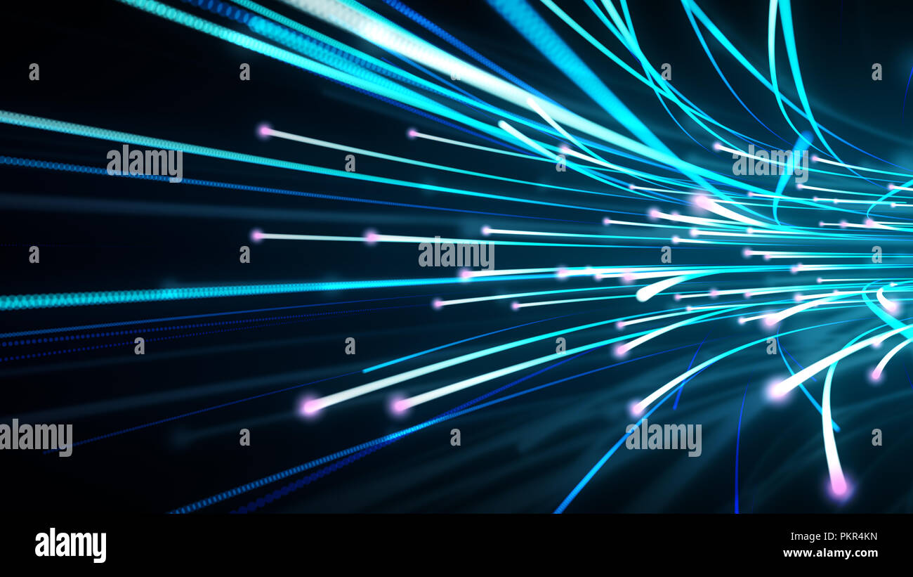 Optical fiber data background which can be used for any technology,data ...