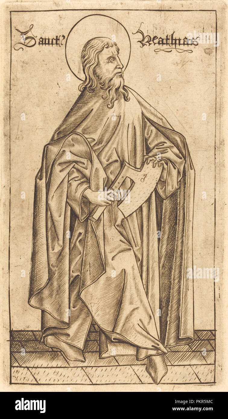 Saint Matthias. Dated: c. 1470/1480. Medium: engraving. Museum ...