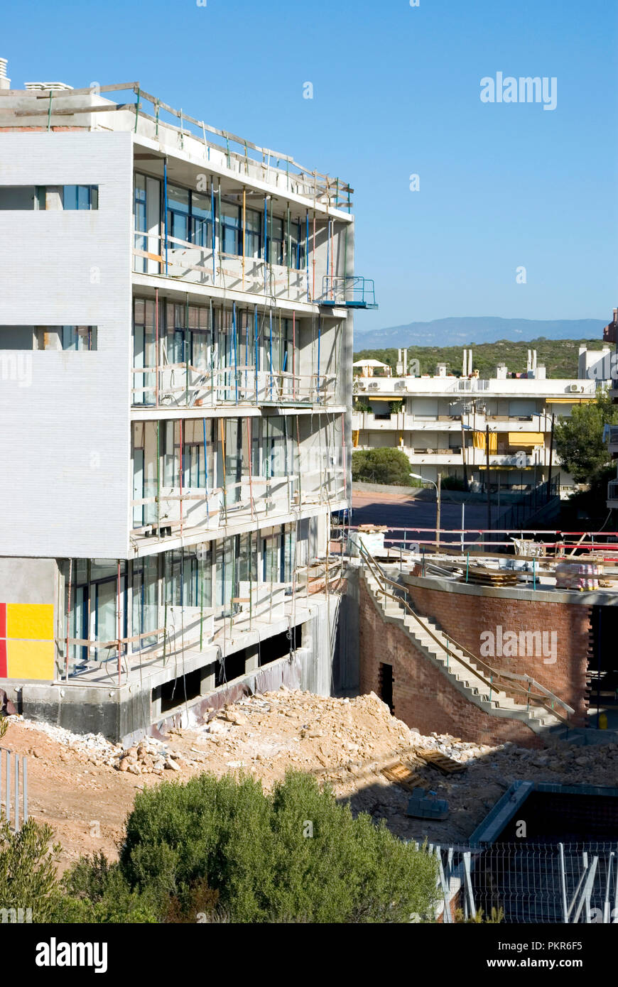 New Bulding Work Spain Stock Photo - Alamy