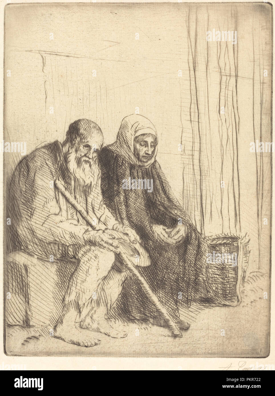 Two beggars hi-res stock photography and images - Alamy