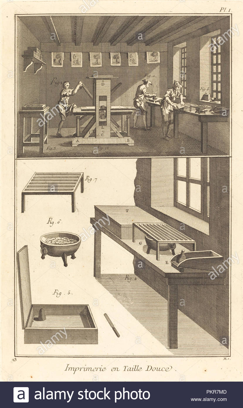 18th Century Printing Press Stock Photos & 18th Century Printing Press ...
