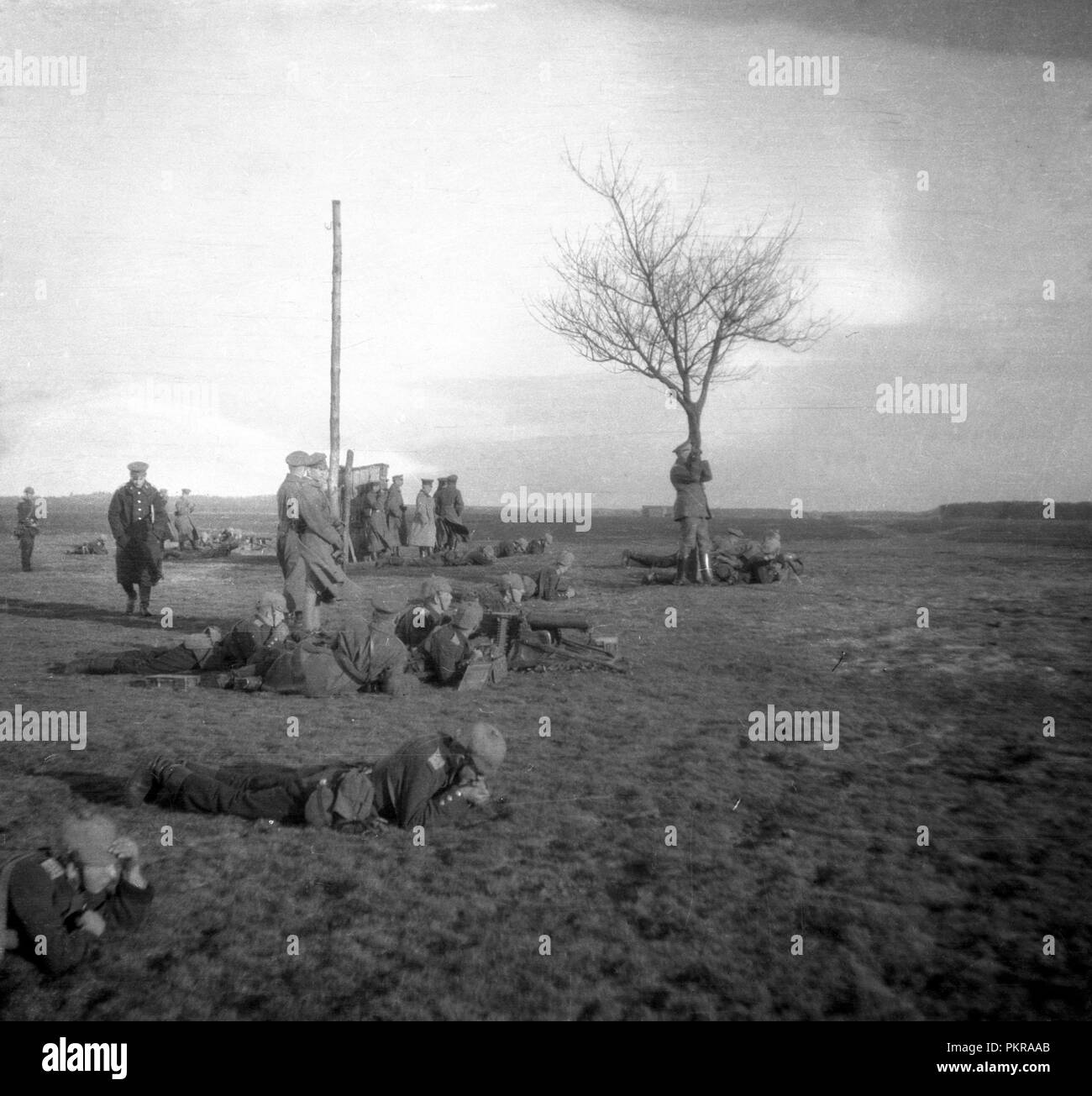 1. Weltkrieg Deutsches Heer Stellung in Frankreich Ausbildung ...