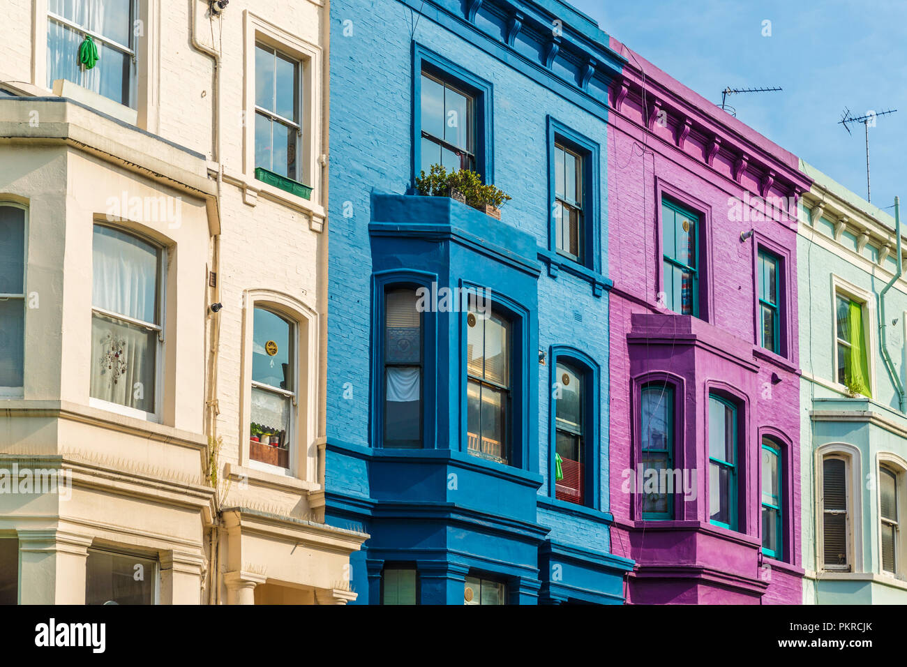 A typical view in Notting Hill in London Stock Photo - Alamy