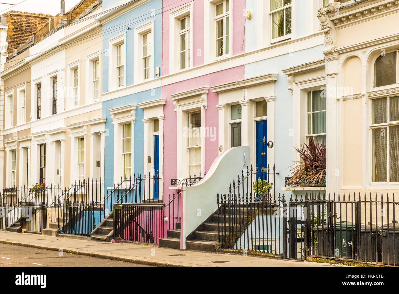 A typical view in Notting Hill in London Stock Photo - Alamy