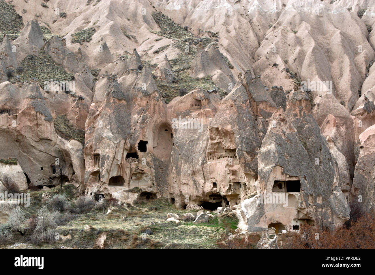 Zelve Open Air Museum, Cappadocia, Turkey Stock Photo - Alamy