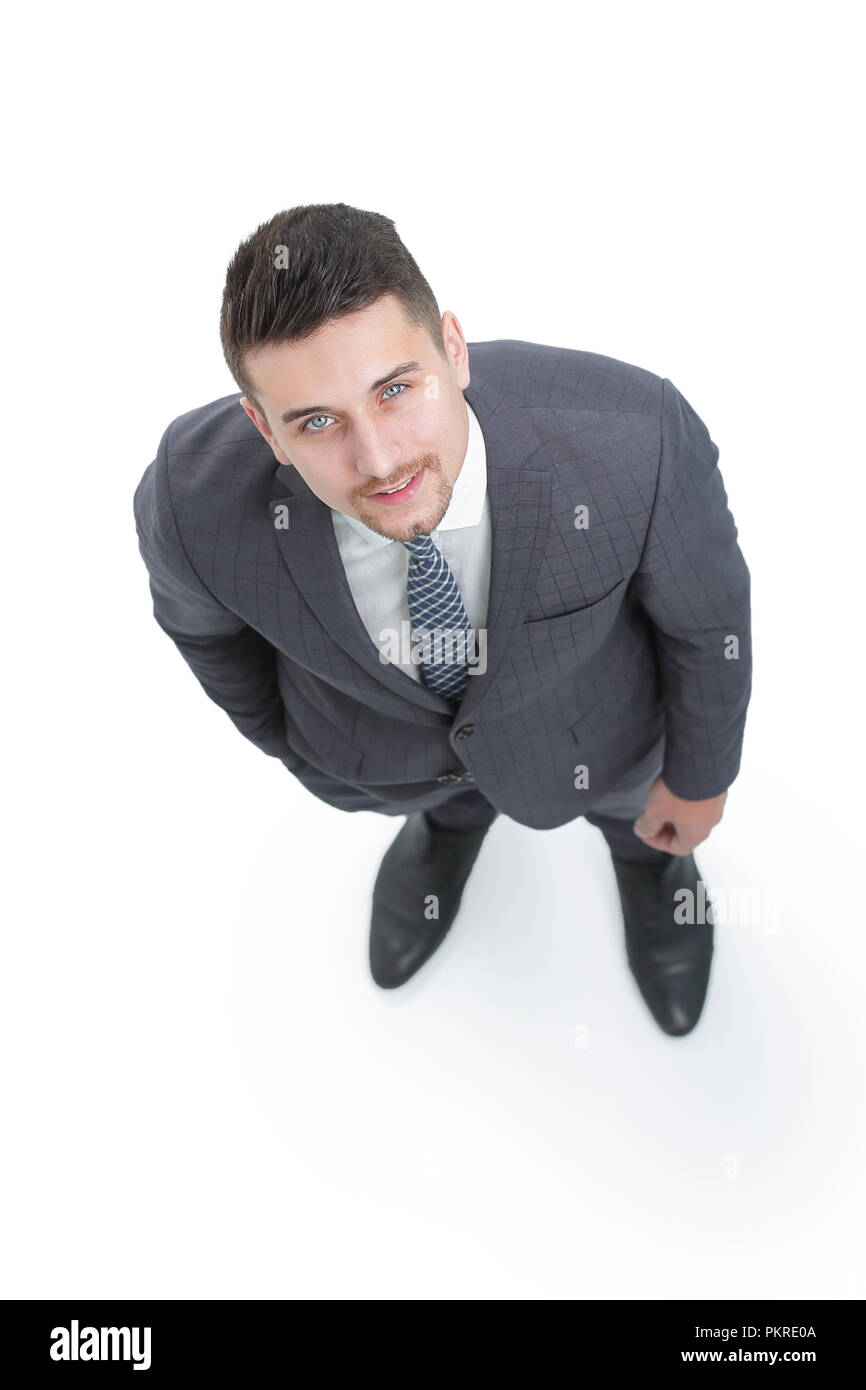 view from the top.Executive businessman Stock Photo - Alamy