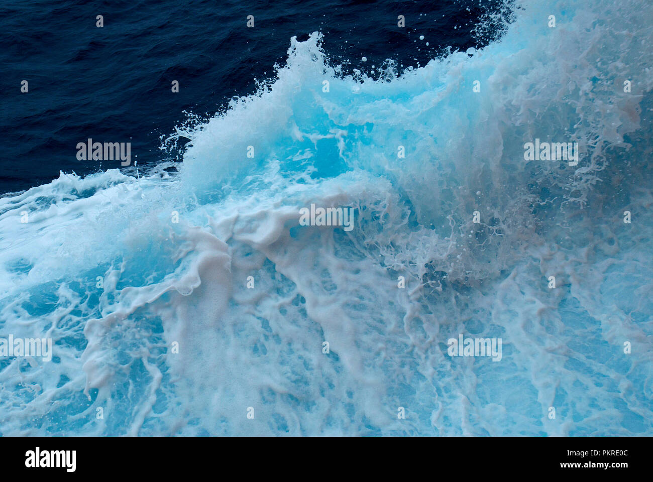 Sea waves beating in the wind and foaming Stock Photo - Alamy