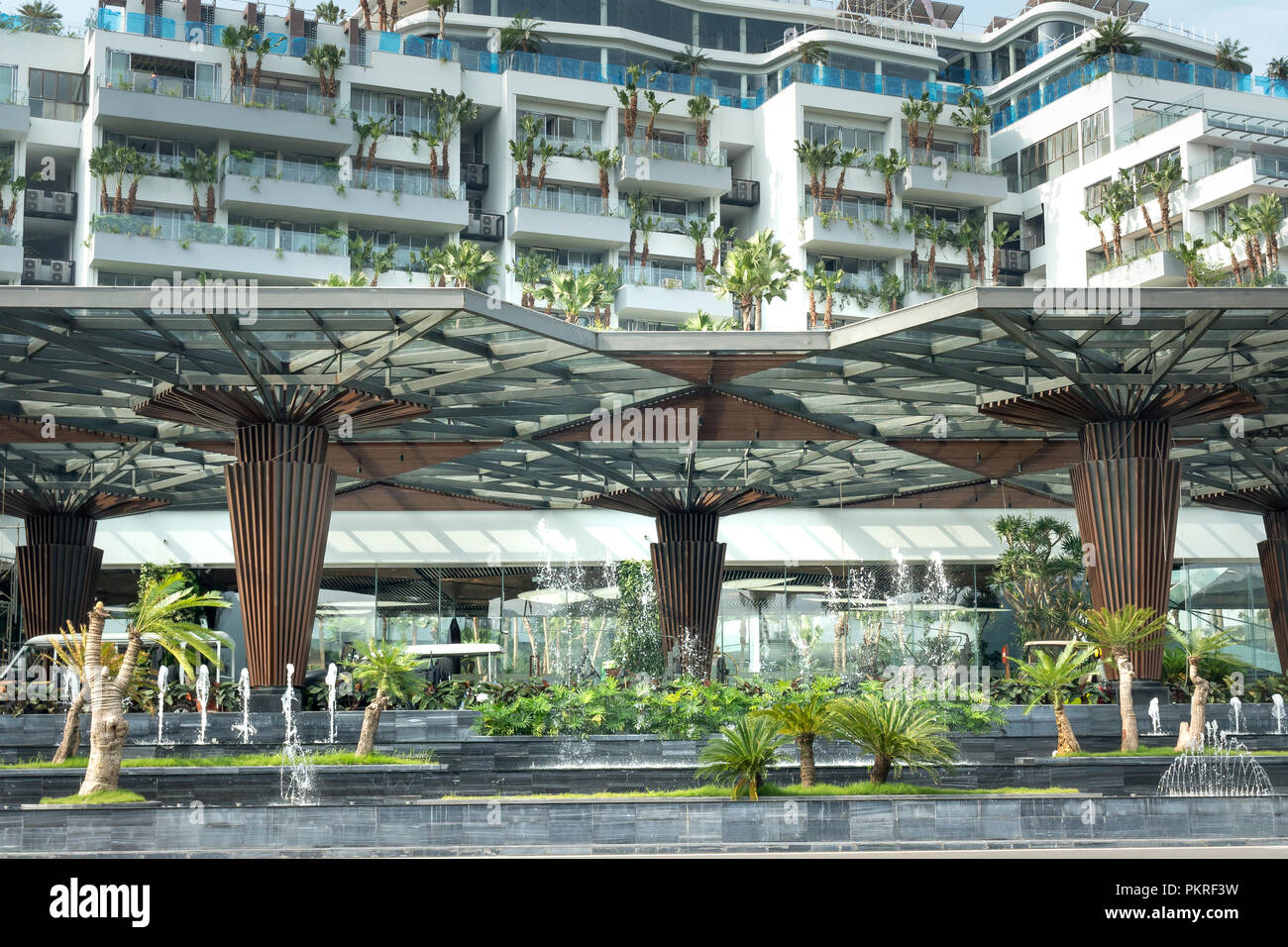 Image of a new resort building named "sky forest" was built at Flamingo ...