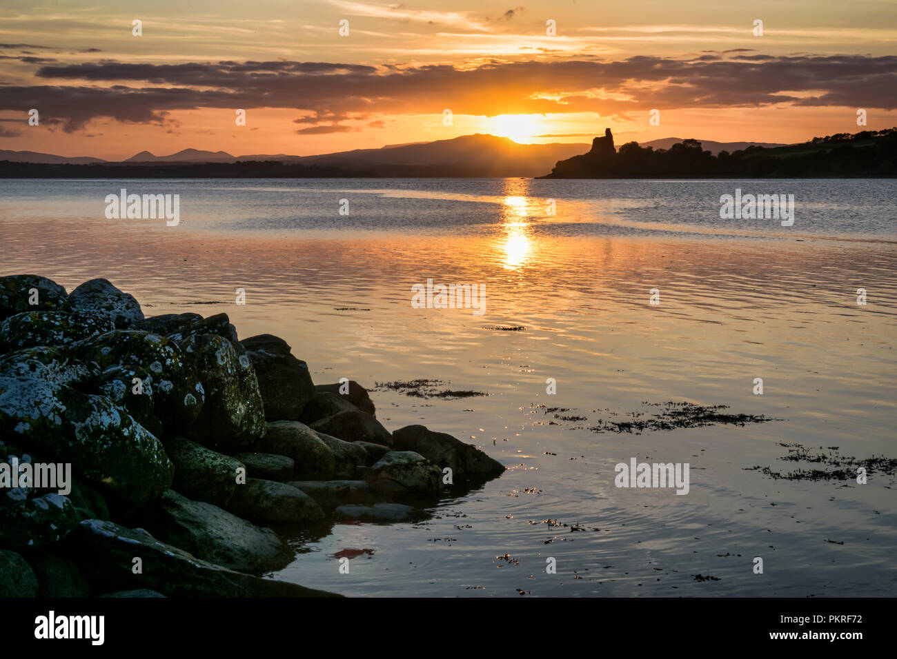 This is a picture of Lough Swilly Donegal Ireland at Sunset. In the ...
