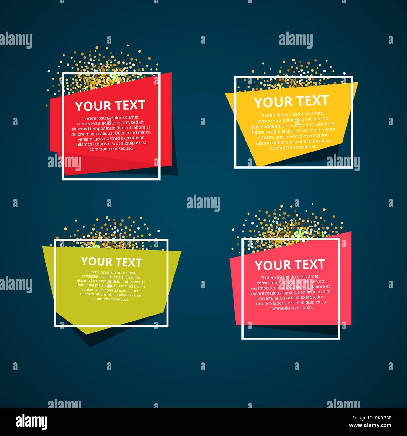 Text box templates hi-res stock photography and images - Alamy