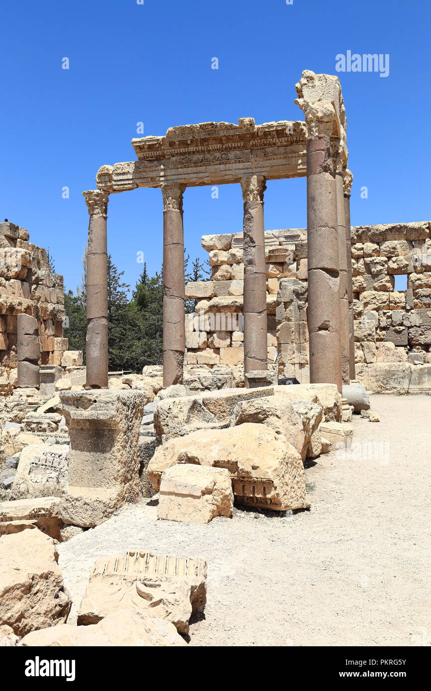 Baalbek Roman Ruins, Lebanon Stock Photo - Alamy