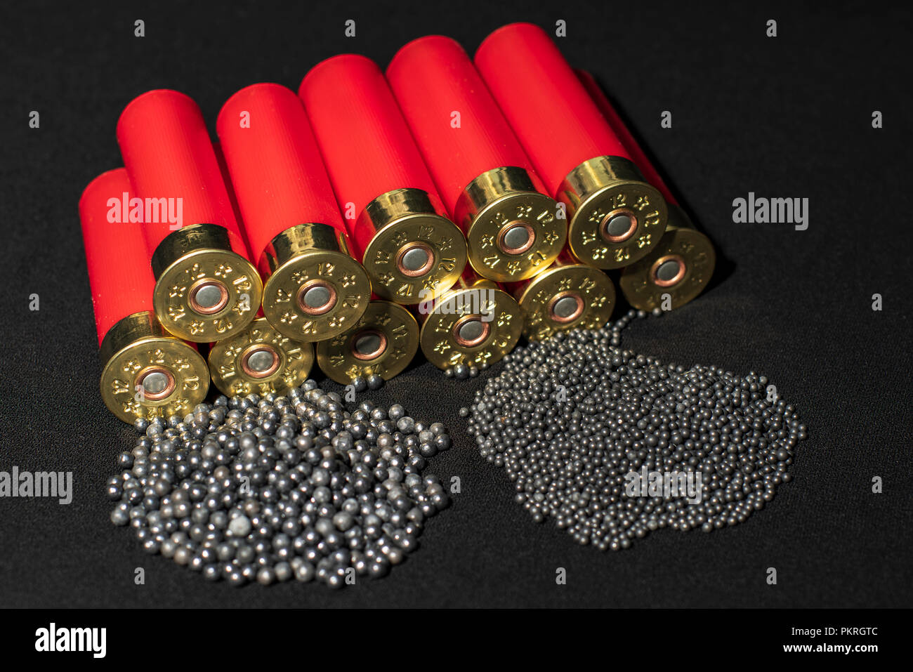 Hunting ammunition in leather bandolier Stock Photo - Alamy