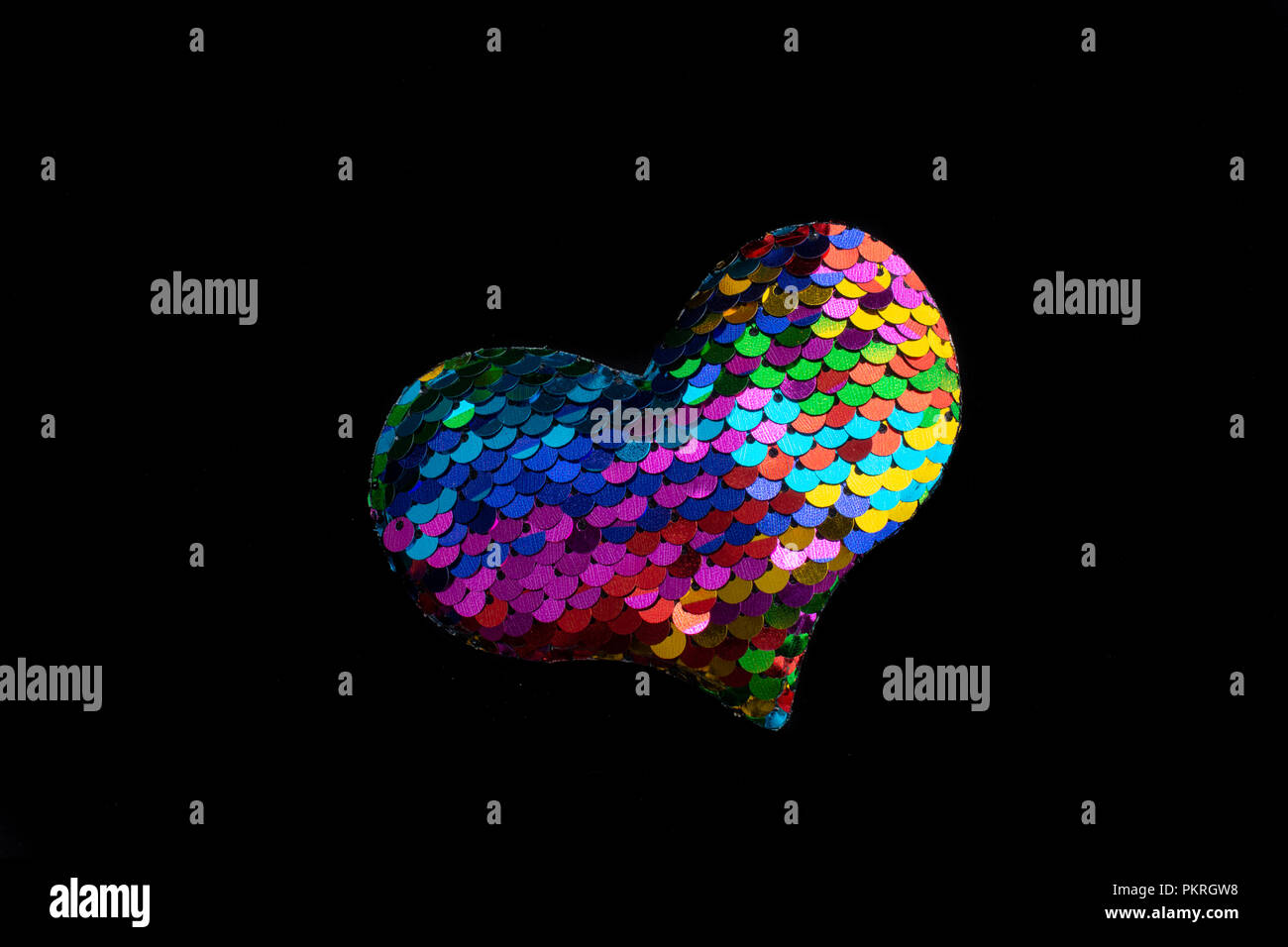 Heart shaped object in view as love conception Stock Photo - Alamy