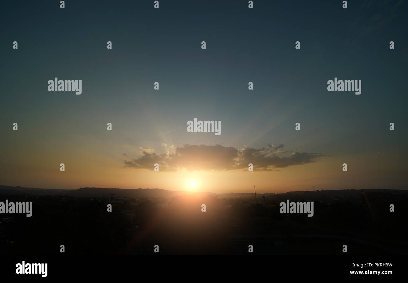 Beautiful sunset sky with clouds hi-res stock photography and images ...