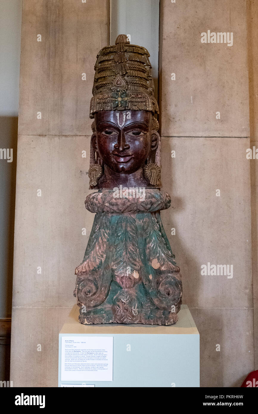 Inside Cartwright Hall art gallery, Lister Park, Bradford, West ...