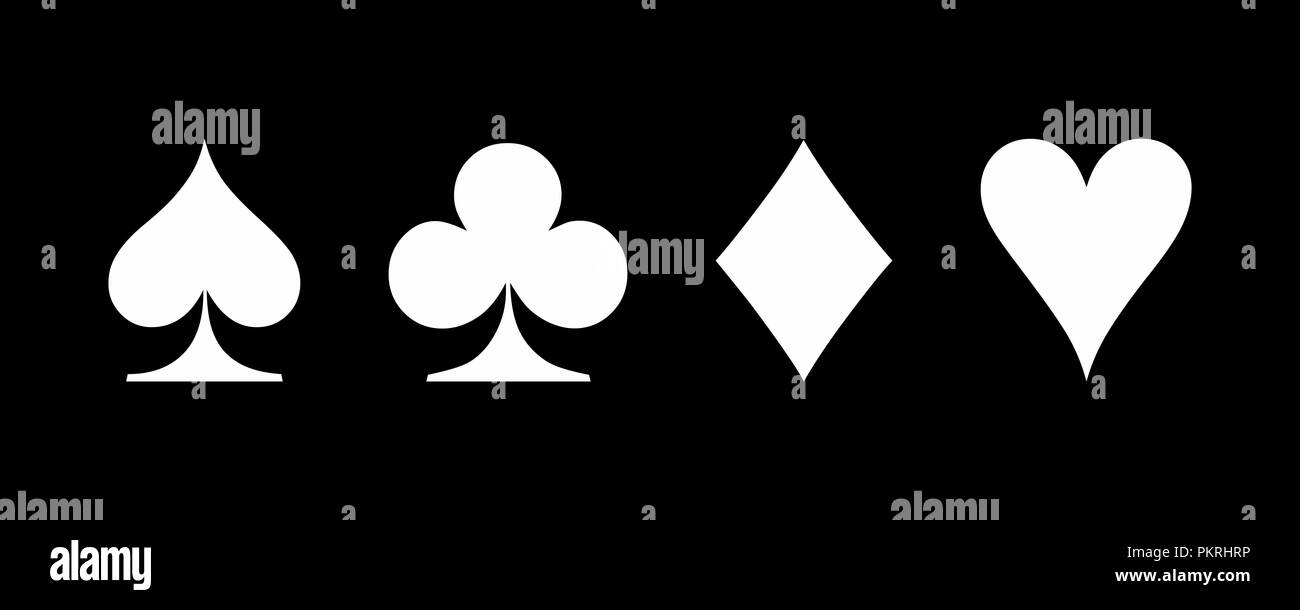 Card Suits Vector High Resolution Stock Photography and Images - Alamy