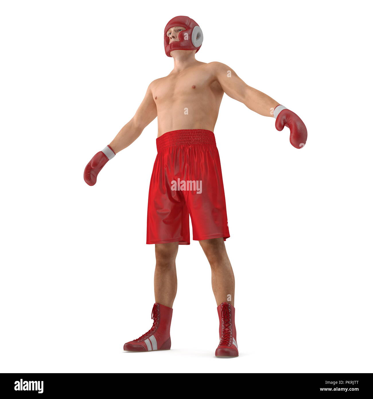 White male boxer gloves Cut Out Stock Images & Pictures - Alamy