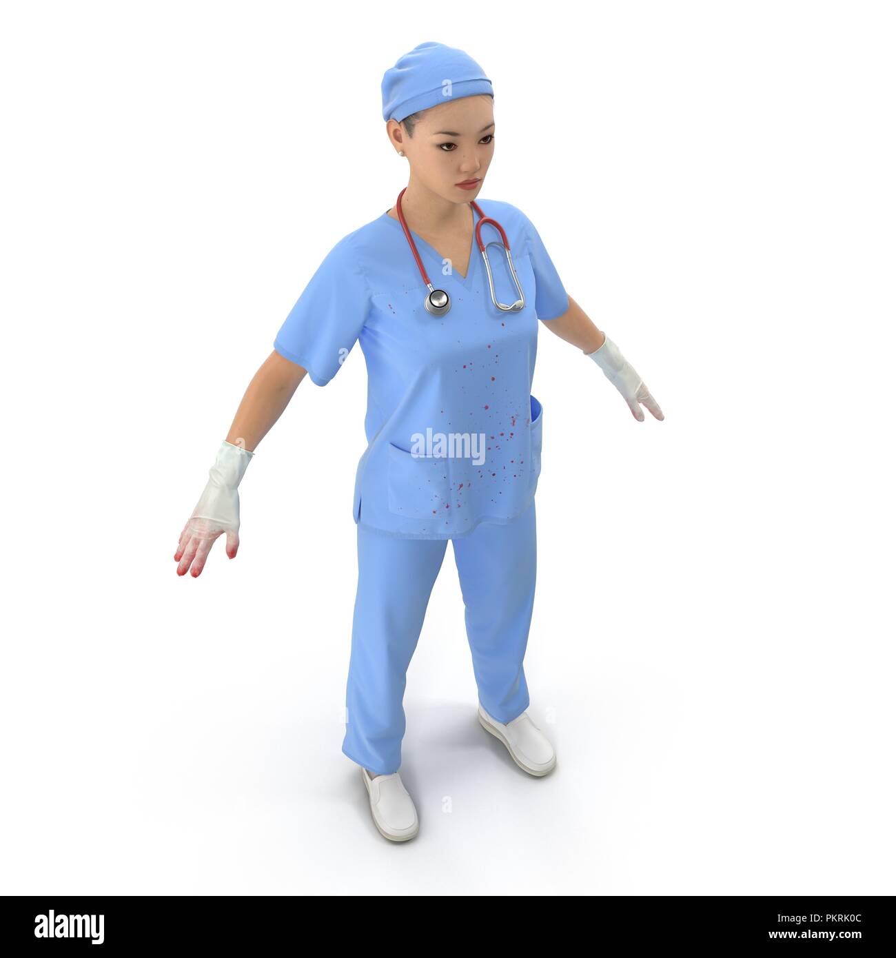 Full body woman doctor hi-res stock photography and images - Alamy