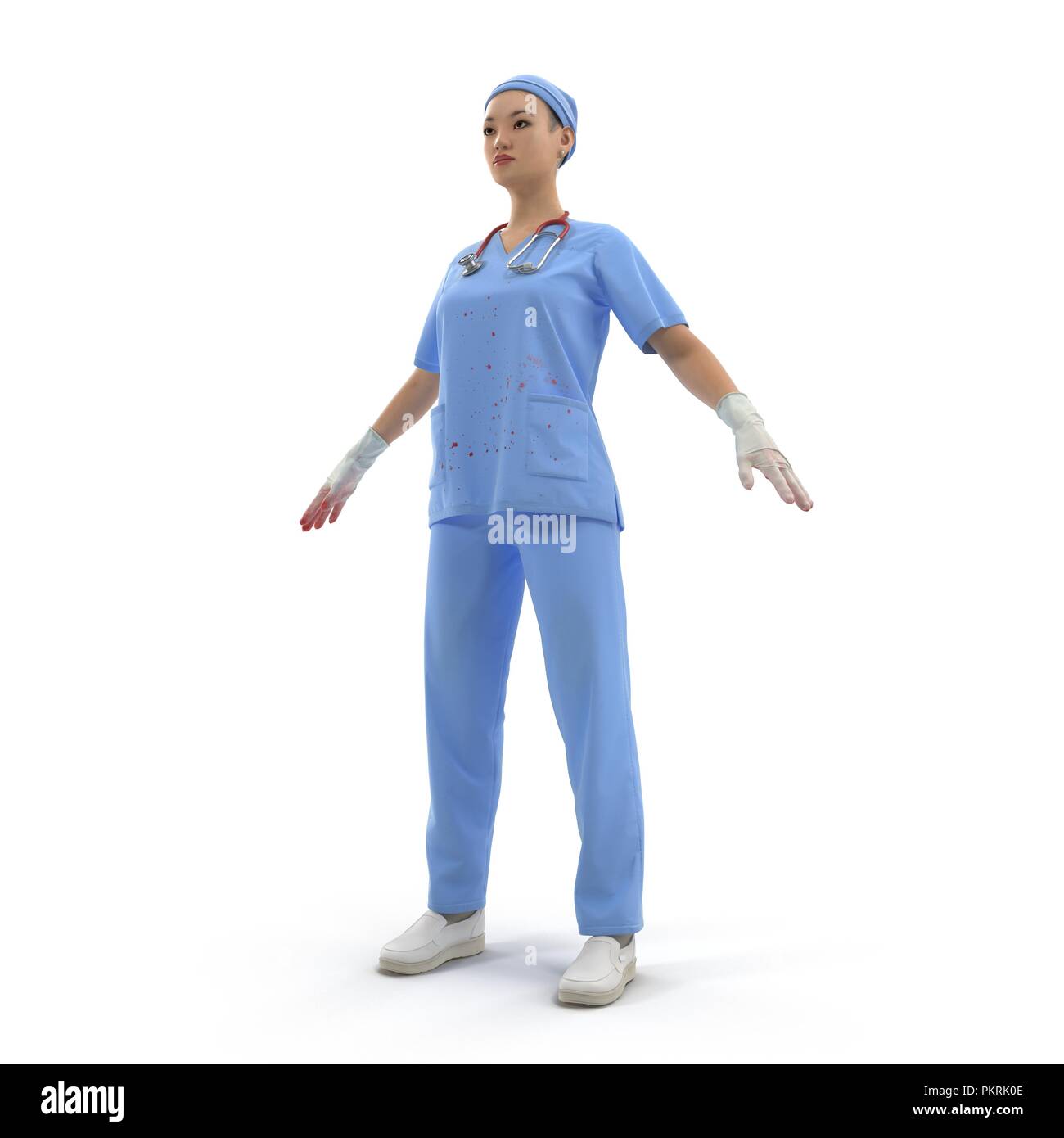 Full body woman doctor hi-res stock photography and images - Alamy