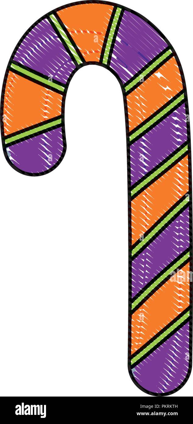 grated delicious candy walking stick snack Stock Vector Image & Art - Alamy