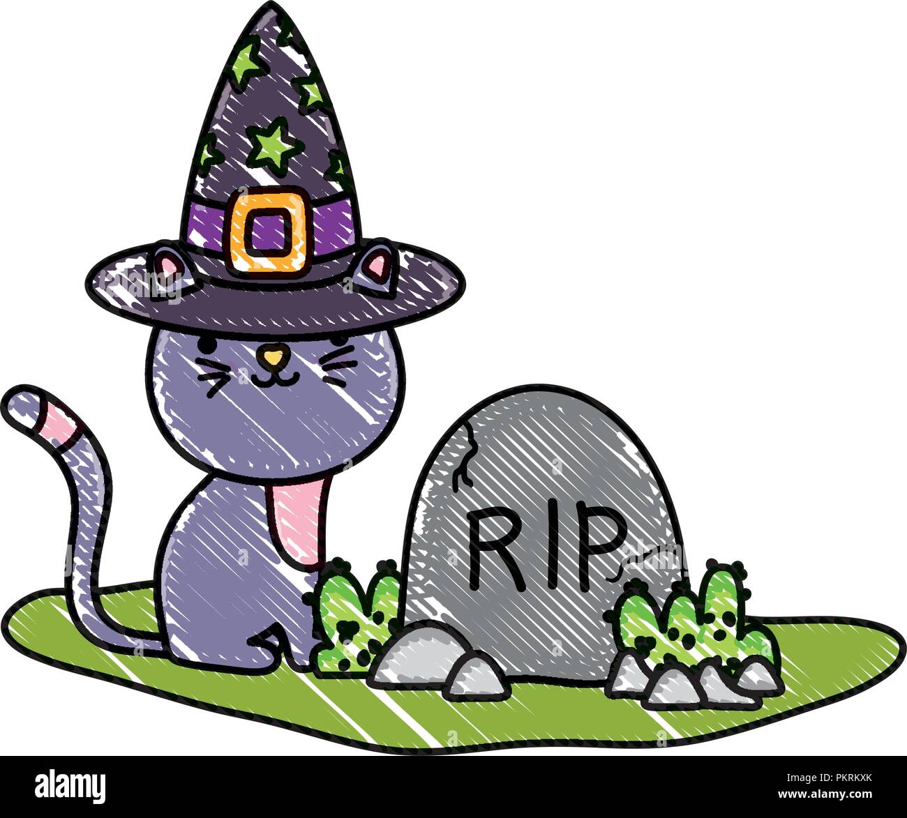 Stone cat Stock Vector Images - Alamy