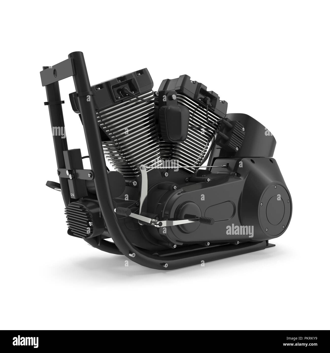 3d render motorcycle engine hi-res stock photography and images - Alamy