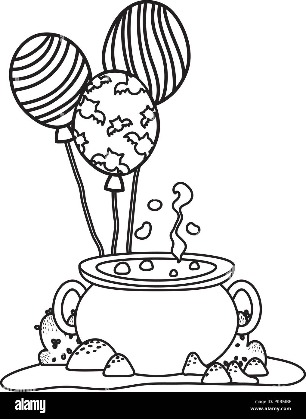 Halloween creative food funny Stock Vector Images - Alamy