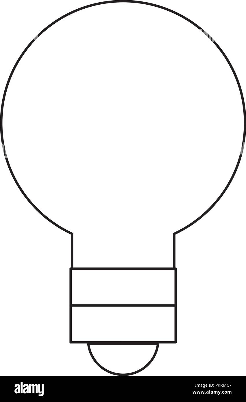 outline light bulb energy object style Stock Vector Image & Art - Alamy